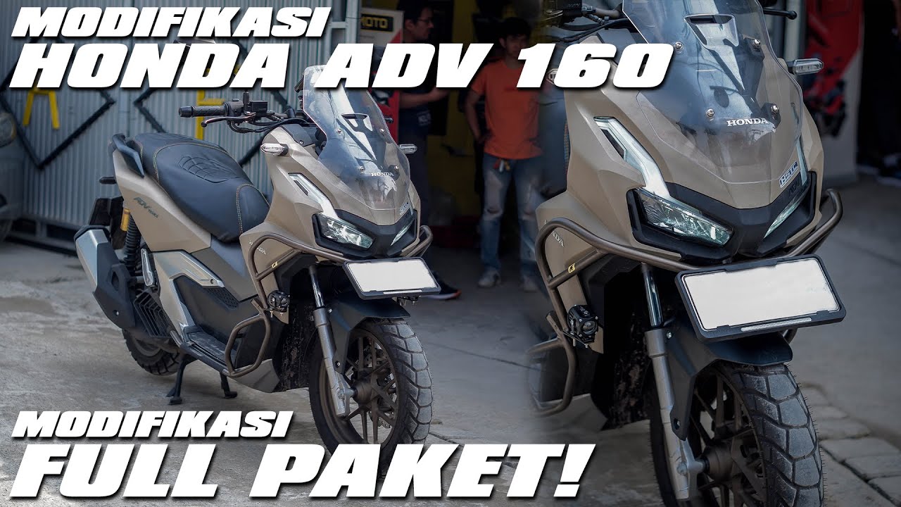 FULL PAKET MODIFIKASI HONDA ADV 160 BY AFMOTO!!! MODIFIKASI HONDA ADV ...