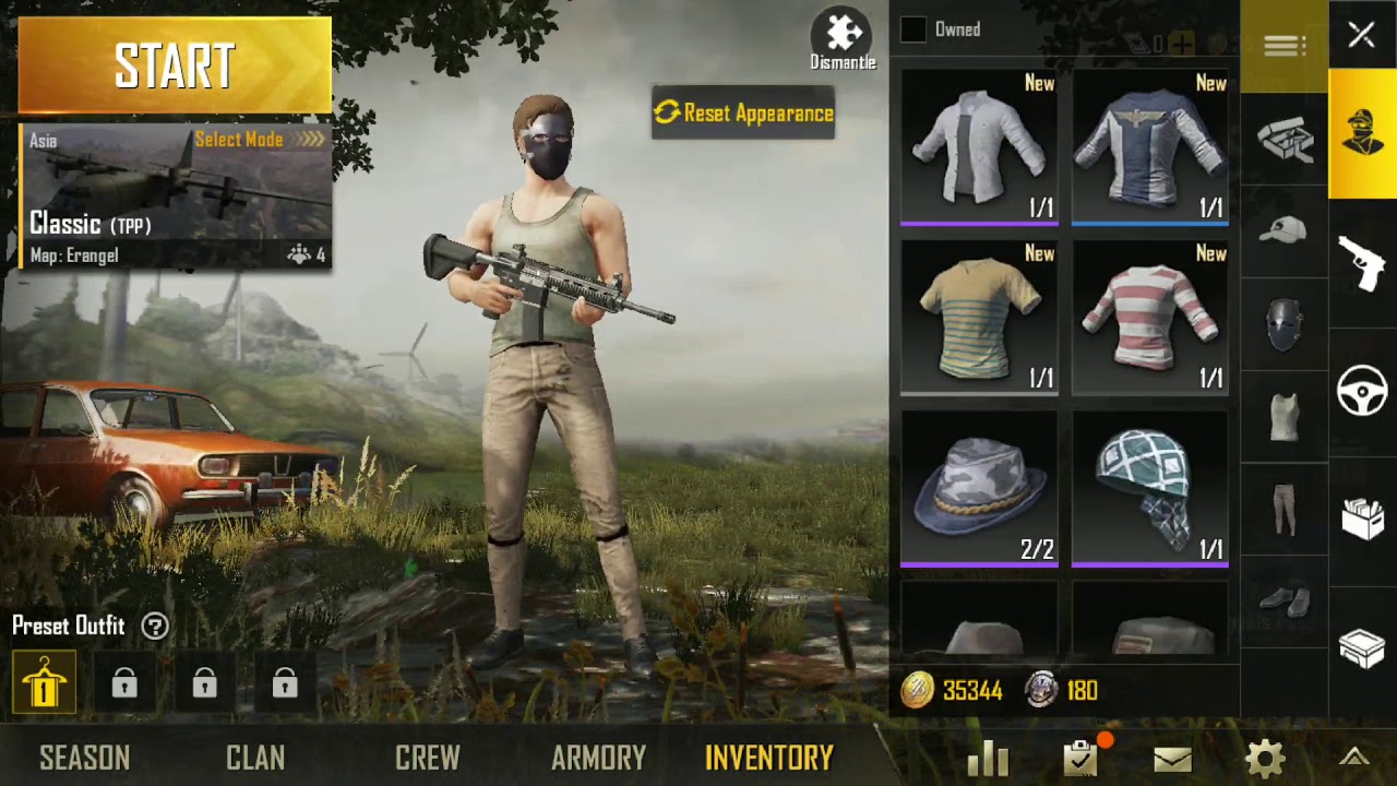 Buy Dress on PUBG using BP - YouTube