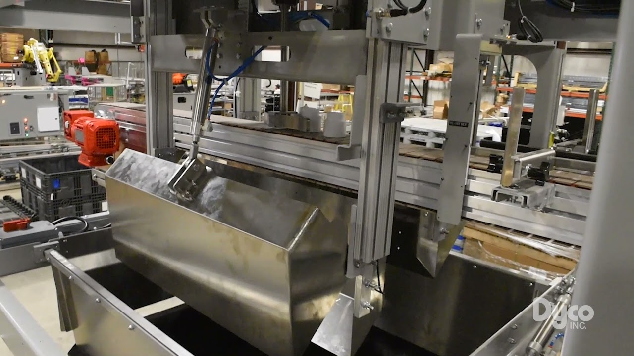 Tumble Pack Soft-Set Gaylord or Tote Loader - YouTube