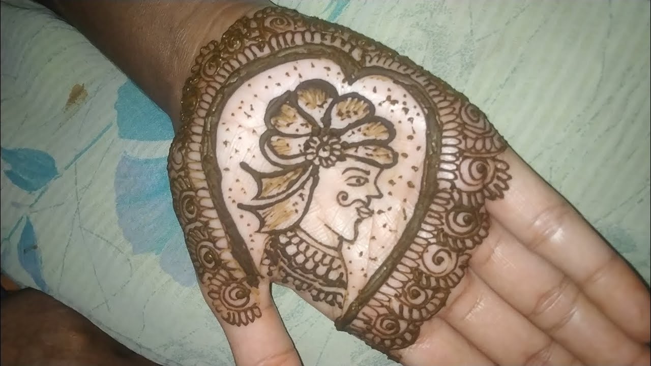 bridal mehndi face dulha. how to draw bridal fece #virlvideo #mehndi ...