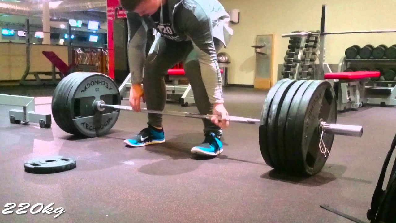 5 Plate deadlift - YouTube
