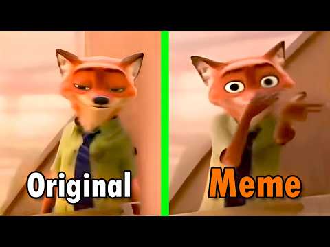 Nick Wilde Scuba Dance Original VS Meme / Scuba Dance Meme Original
