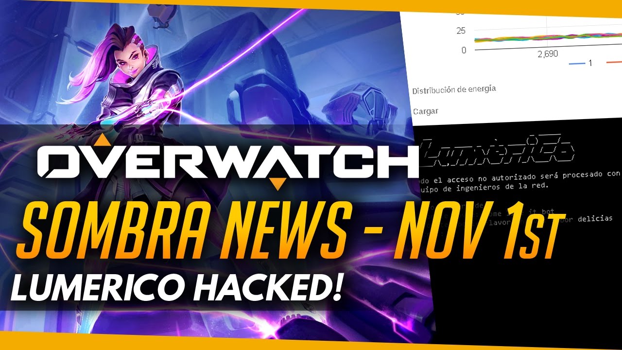 Overwatch | Sombra Official Art and ARG Conclusion? - Sombra News - YouTube