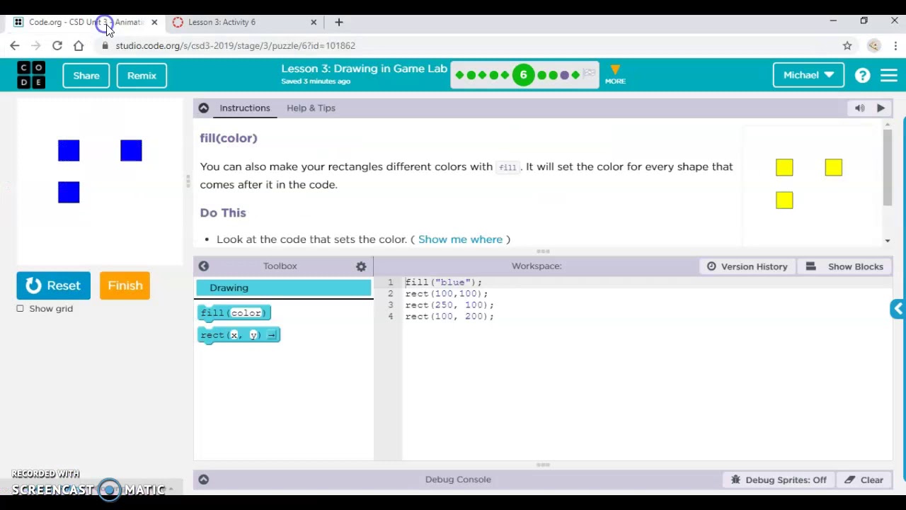 Submitting Code.org Assignments - YouTube