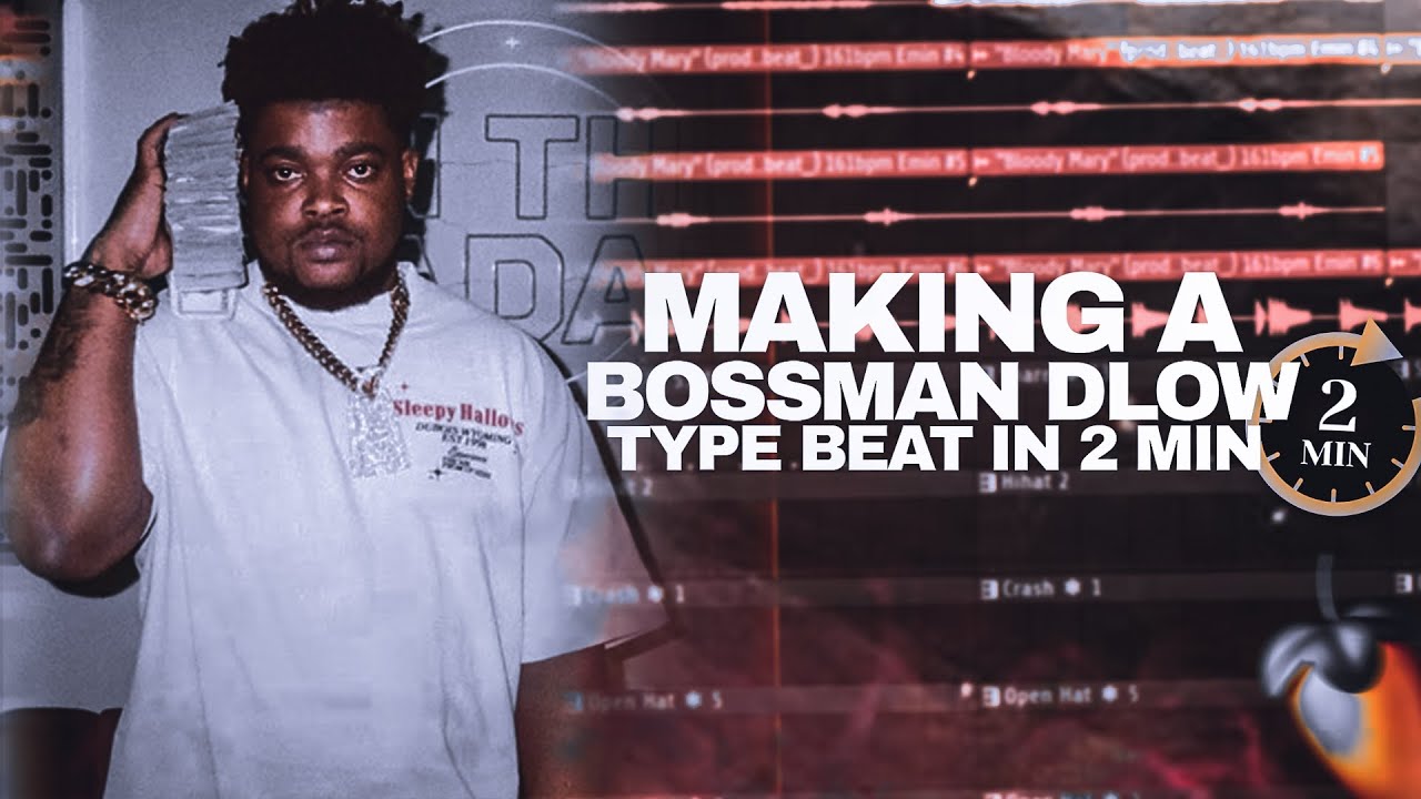 HOW TO Make A Bossman Dlow Type Beat In 2 Minutes | FL Studio 21 - YouTube