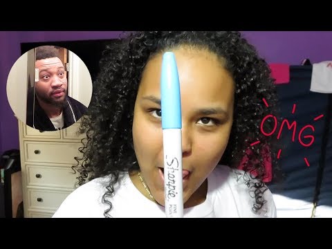 PERMANENT MARKER PRANK 😈