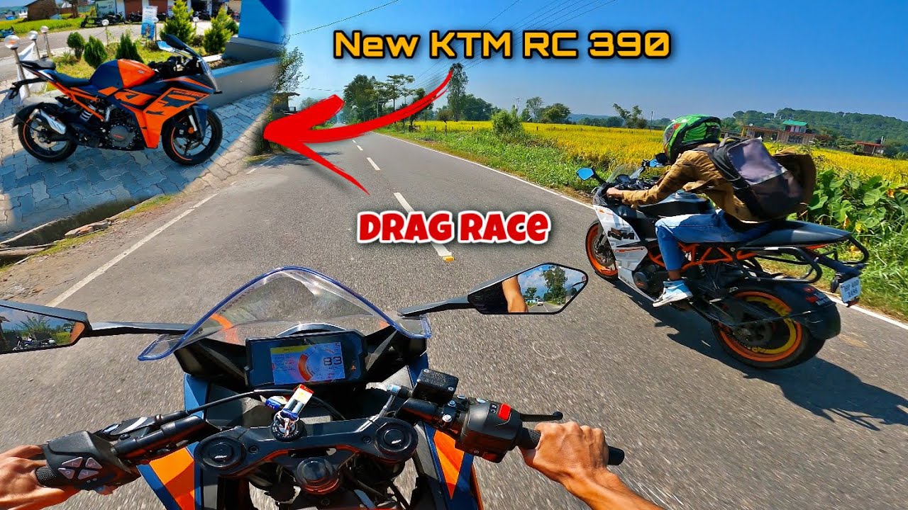 This bike is Fast! Shocking Results | KTM RC 390 New Gen | Drag Race ...