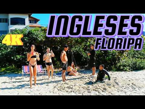 4K  PRAIA DOS INGLESES em FLORIANÓPOLIS com dia de sol e calor na Ilha. #floripa #praia #beach