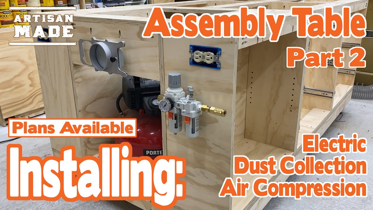 How to build a Mobile Workbench / Assembly Table / Outfeed Table-Part 2 ...