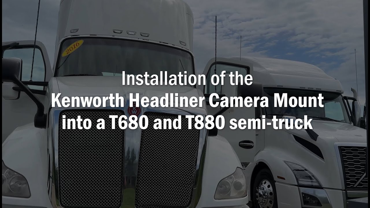 Samsara CM32 & Lytx ER-SF300 Camera Headliner Mount Installation ...