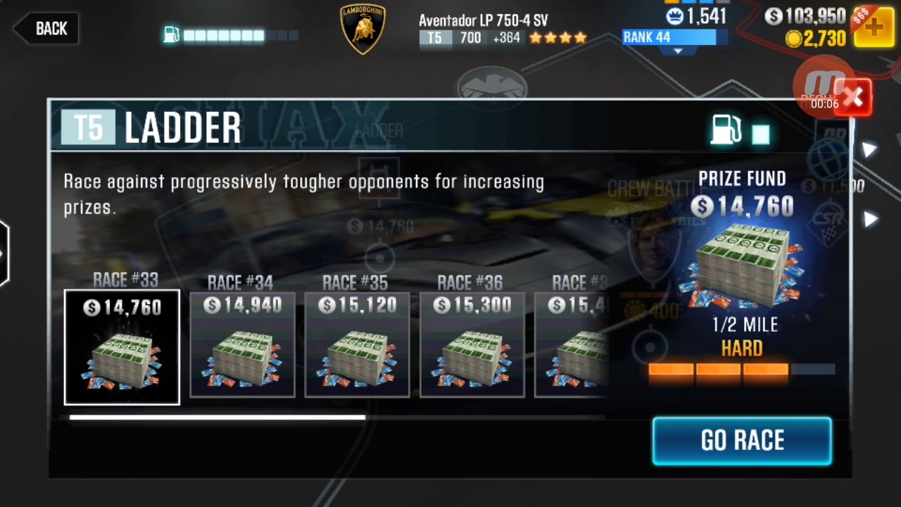 CSR Racing 2 - Tier 5 Ladder Race #33 - YouTube