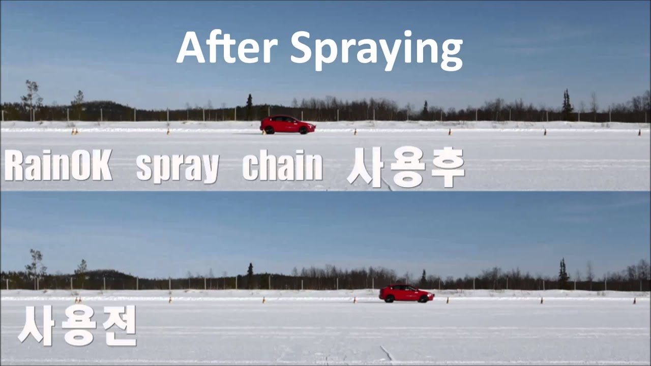 Spray Snow Chain performance test in Finland (English Version) - YouTube