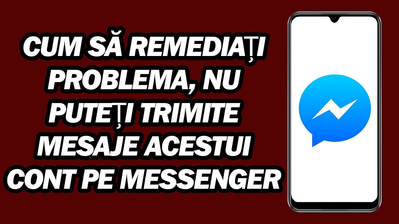 Cum Să Remediați Problema, Nu Puteți Trimite Mesaje Acestui Cont Pe ...