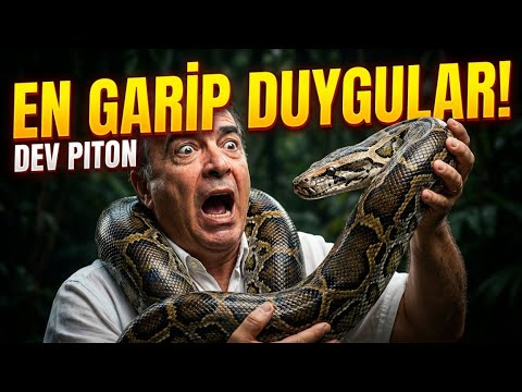 Dev piton yılan ile temas nasıl? En garip duygular