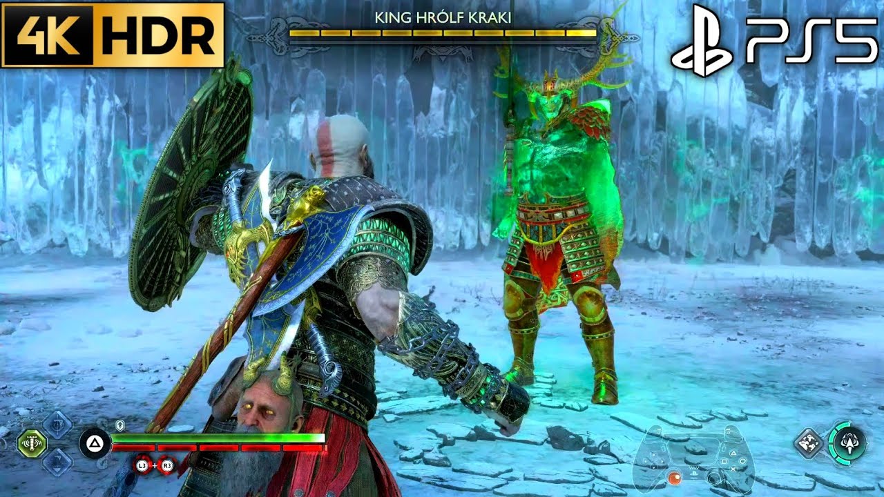 King Hrolf Kraki GOD OF WAR RAGNAROK King Hrolf Kraki Boss Fight |GOW ...