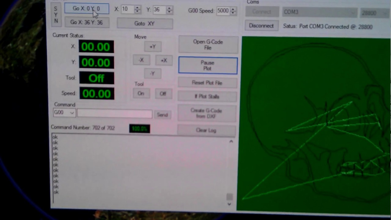 Controlling my Plotter - YouTube