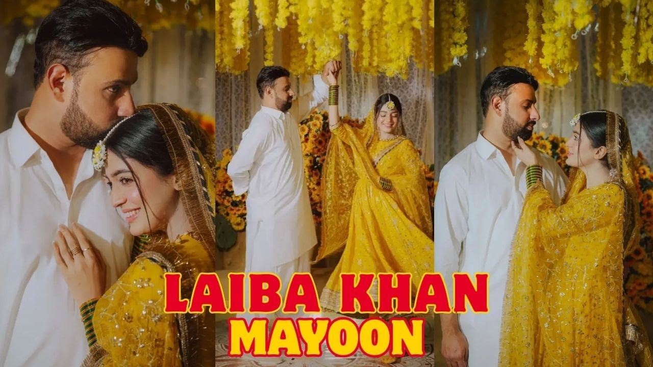 Laiba Khan Mayoon Ceremony | Beautiful Mayoon Moments & Dance 💛🌼 - YouTube