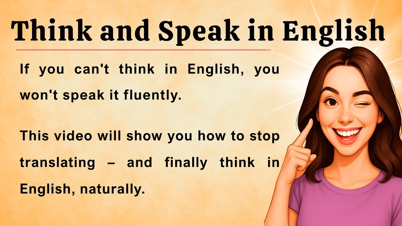 Think and Speak in English ️ || Improve Your English || Graded Reader ...