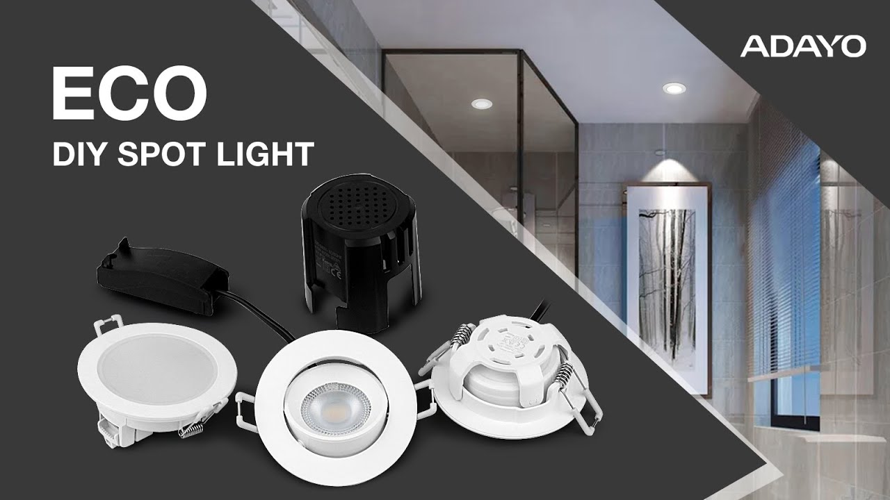 What is the ECO DIY SPOT LIGHT? |ADAYO Lighting| Kitchen ceiling ...