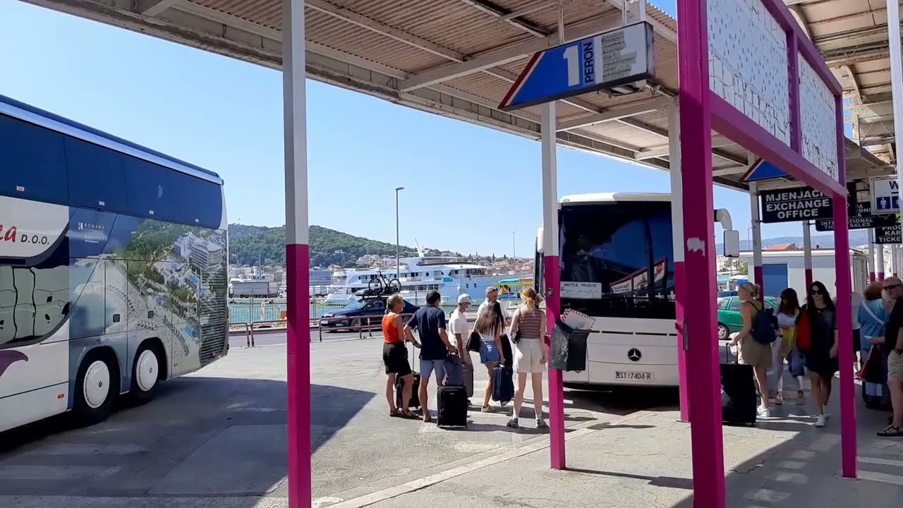 Split | Autobusni kolodvor Main bus station - YouTube