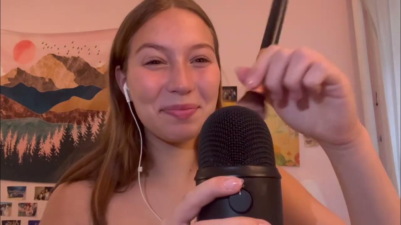 ASMR mic triggers with long nails! - YouTube