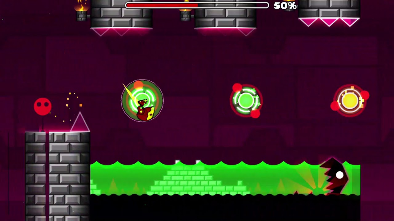 GEOMETRY DASH - DEADLOCKED COMPLETE 100% -ALL COINS | Roger El Crack :v ...