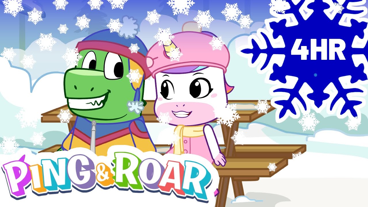 🎄🎁 CHRISTMAS MEGA MARATHON! 🎄🎁 Season 1&2 of Ping and Roar! 4 HOURS ...