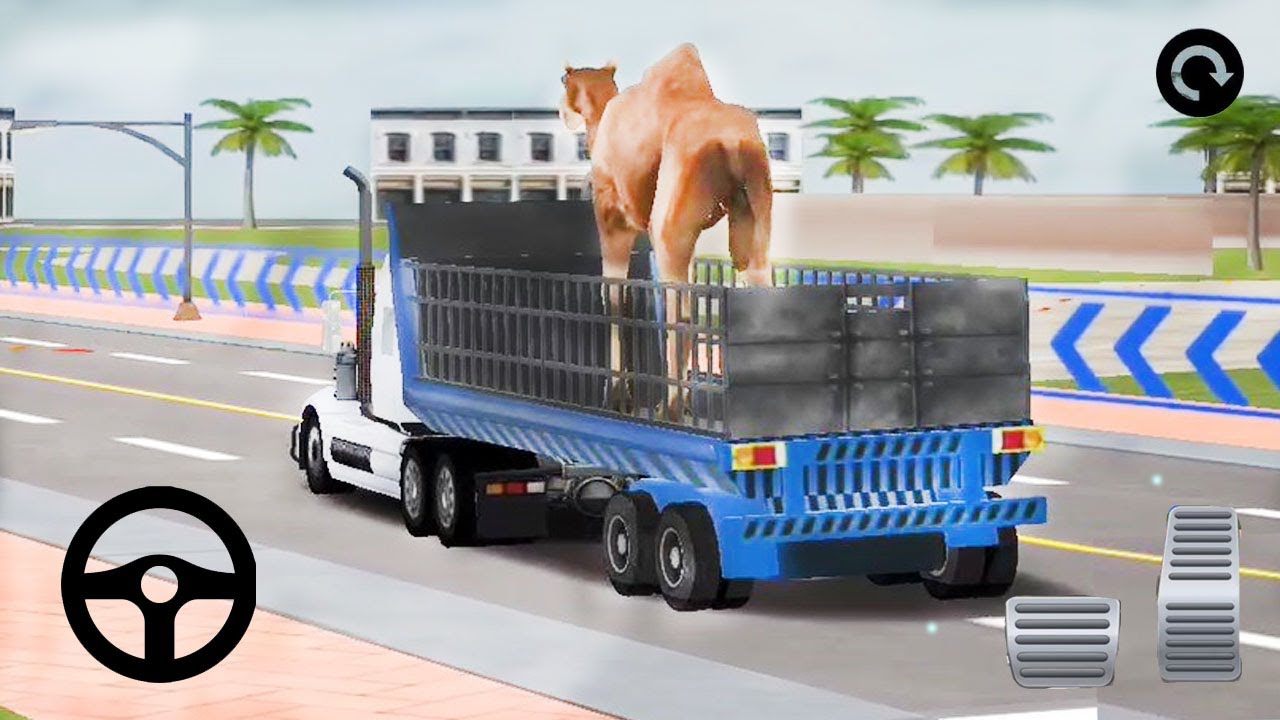 Wild Animals Truck Transporter - Transport Animal Zoo - Gameplay HD ...