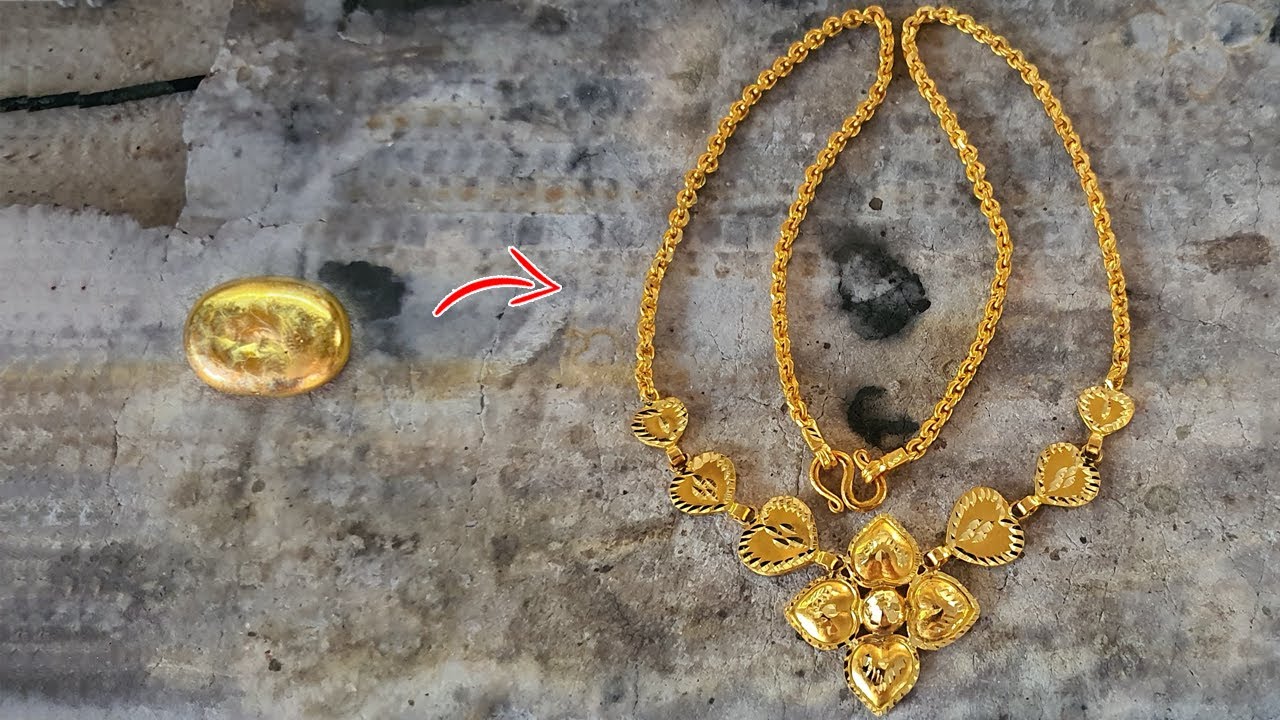 Latest 24K Gold Chain Design | Jewellery Making | Making of Gold Chain ...