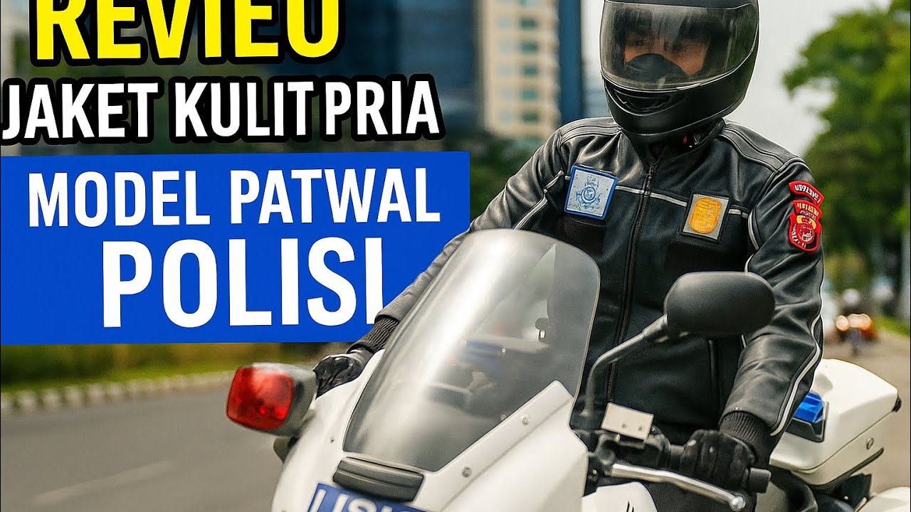 Review Jaket Kulit Pria Model PATWAL Polisi - SATLANTAS POLRES SUKABUMI ...
