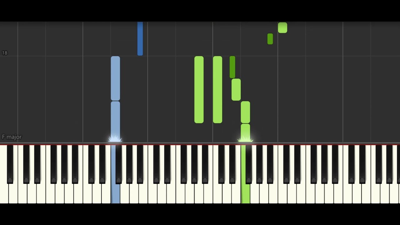 Acker Bilk Stranger On The Shore [ Easy Piano Tutorial] Synthesia - YouTube