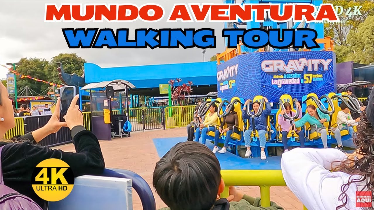 Walking Tour Recorrido pov Parque de Atracciones Mundo Aventura BOGOTA ...