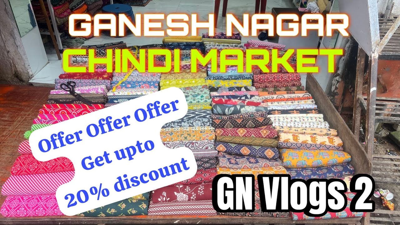 GANESH NAGAR CHINDI MARKET VLOGS - YouTube