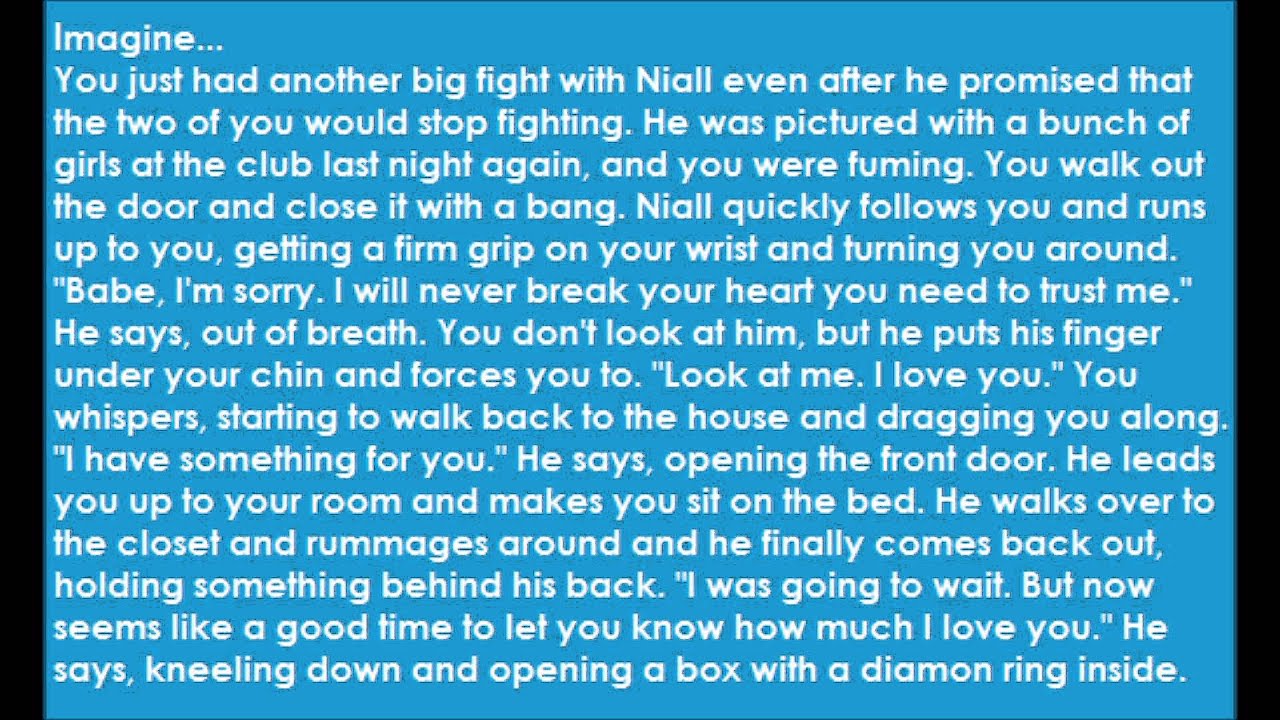 one direction niall horan imagines 1 - YouTube