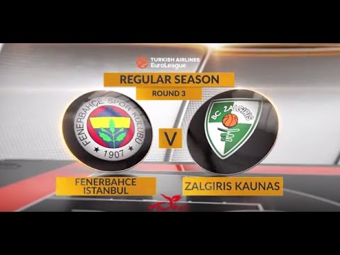 Highlights: Fenerbahce Istanbul-Zalgiris Kaunas
