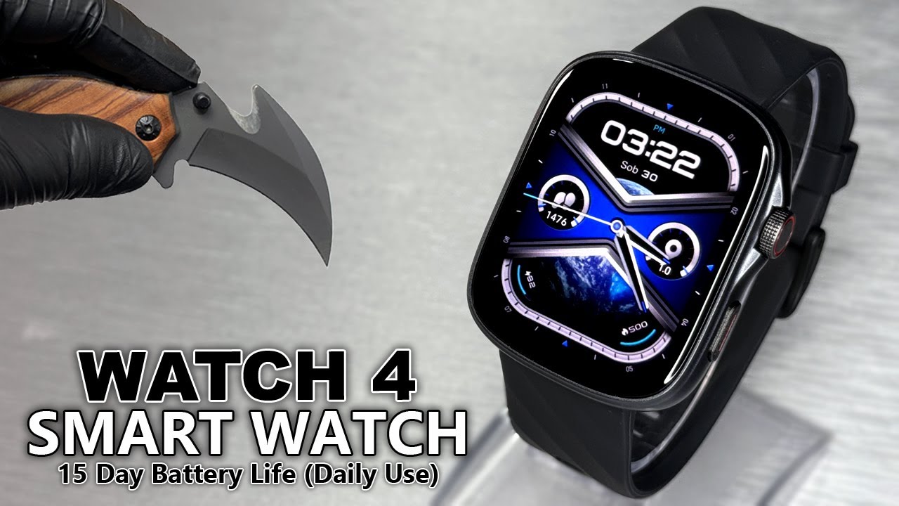Runmefit Watch 4 SmartWatch 2025 Unboxing & Review (Amoled, 15 Day ...