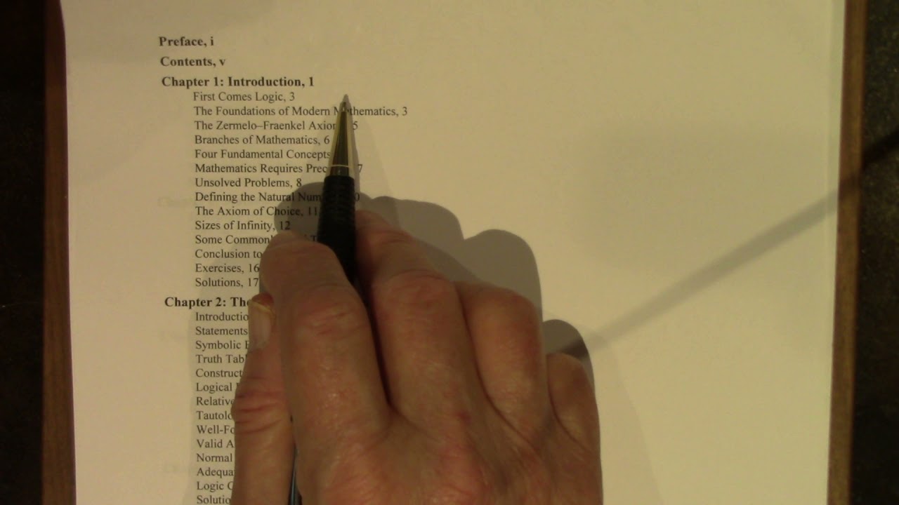 Transition to Advanced Math: 01 Introduction I 55 min - YouTube