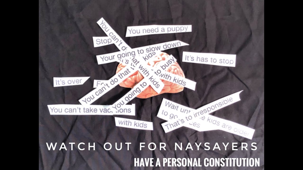 The power of a personal constitution - YouTube