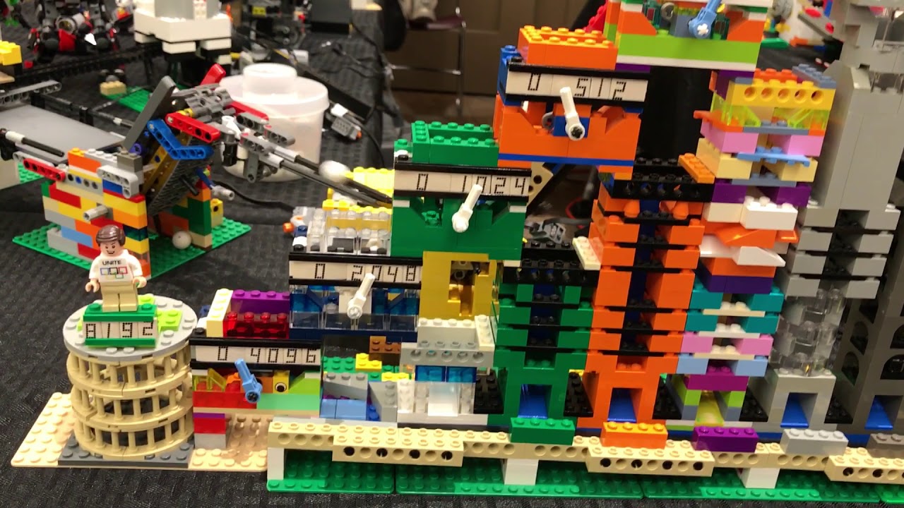 Nashville Brick Blast 2017 Lego Great Ball Contraption (GBC) - YouTube