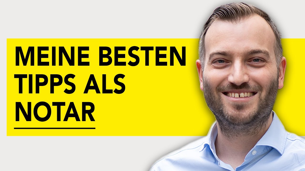 Die besten Empfehlungen eines Notars [Notar Josef Zintl im Interview ...