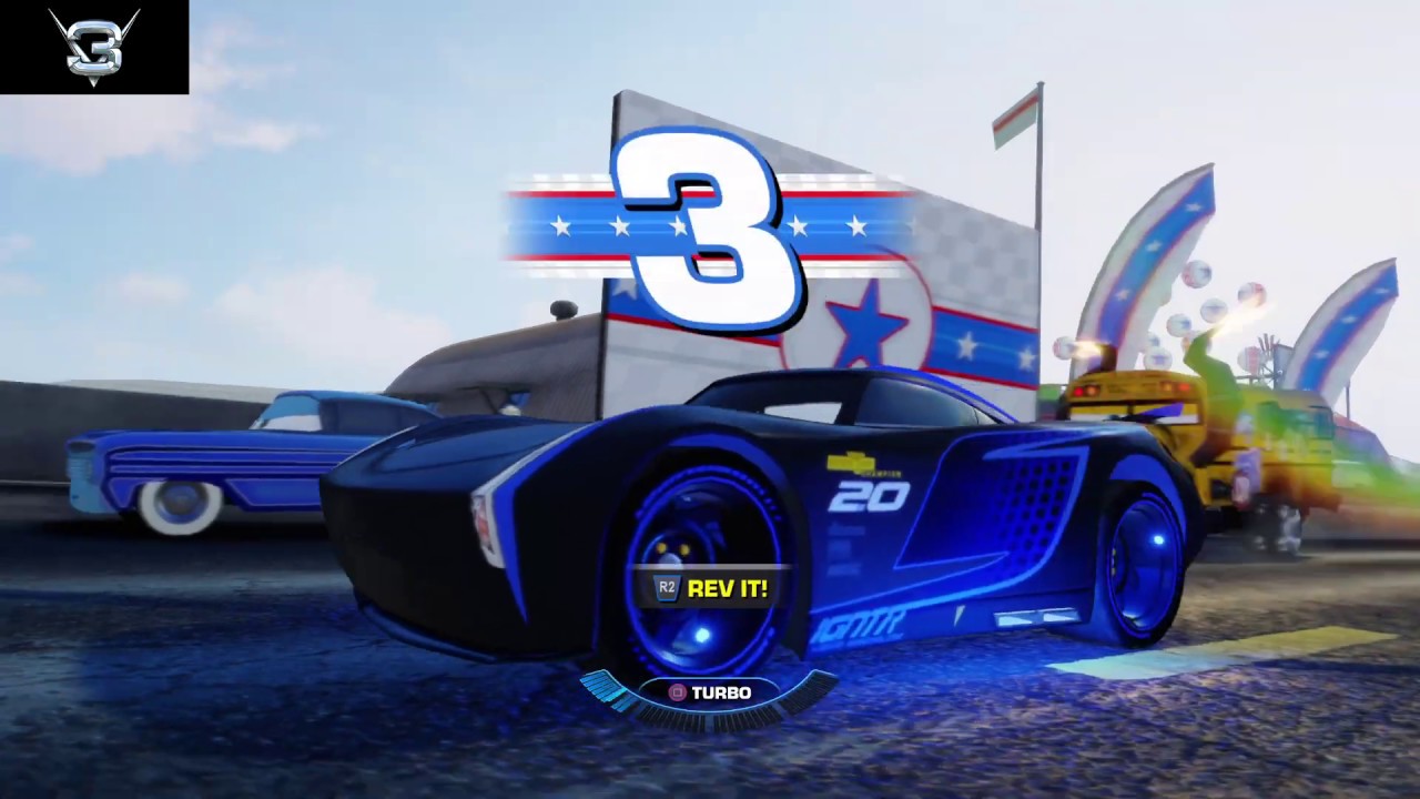 Cars 3: Driven to Win - Jackson Storm's Stunt Showcase at Radiator ...