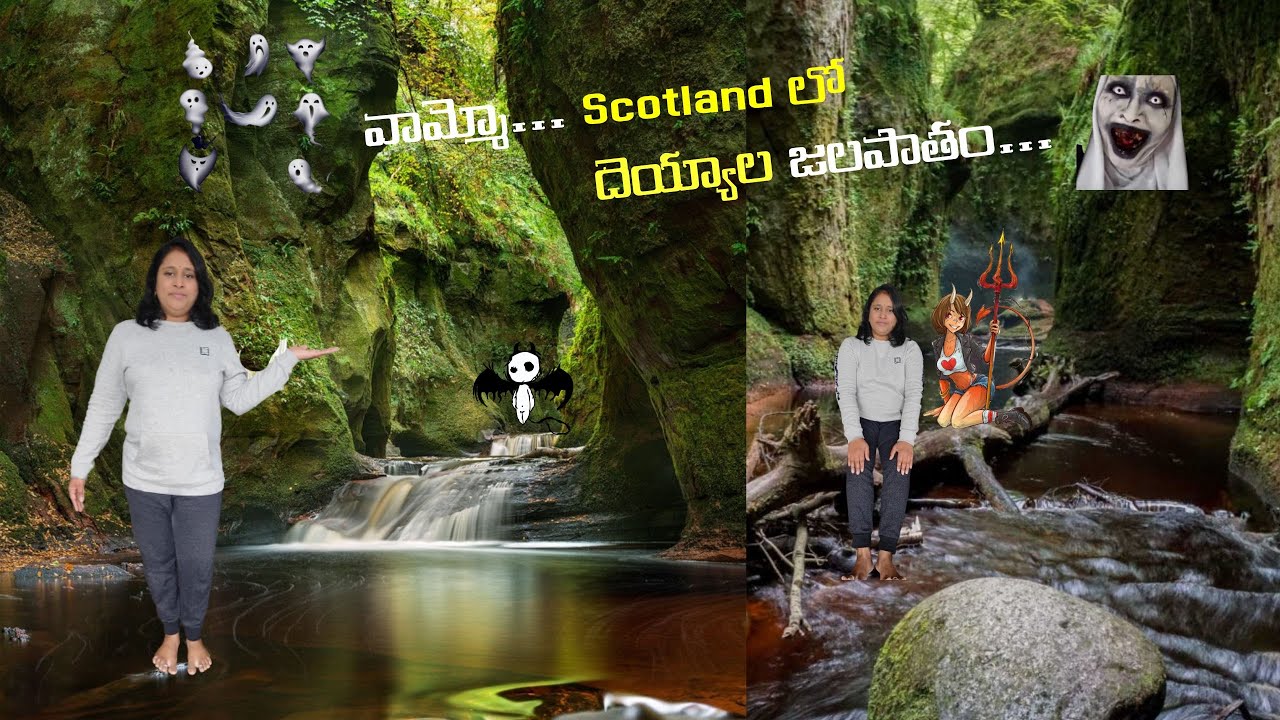 Dangerous Devils Pulpit waterfalls at Glasgow, Scotland - YouTube