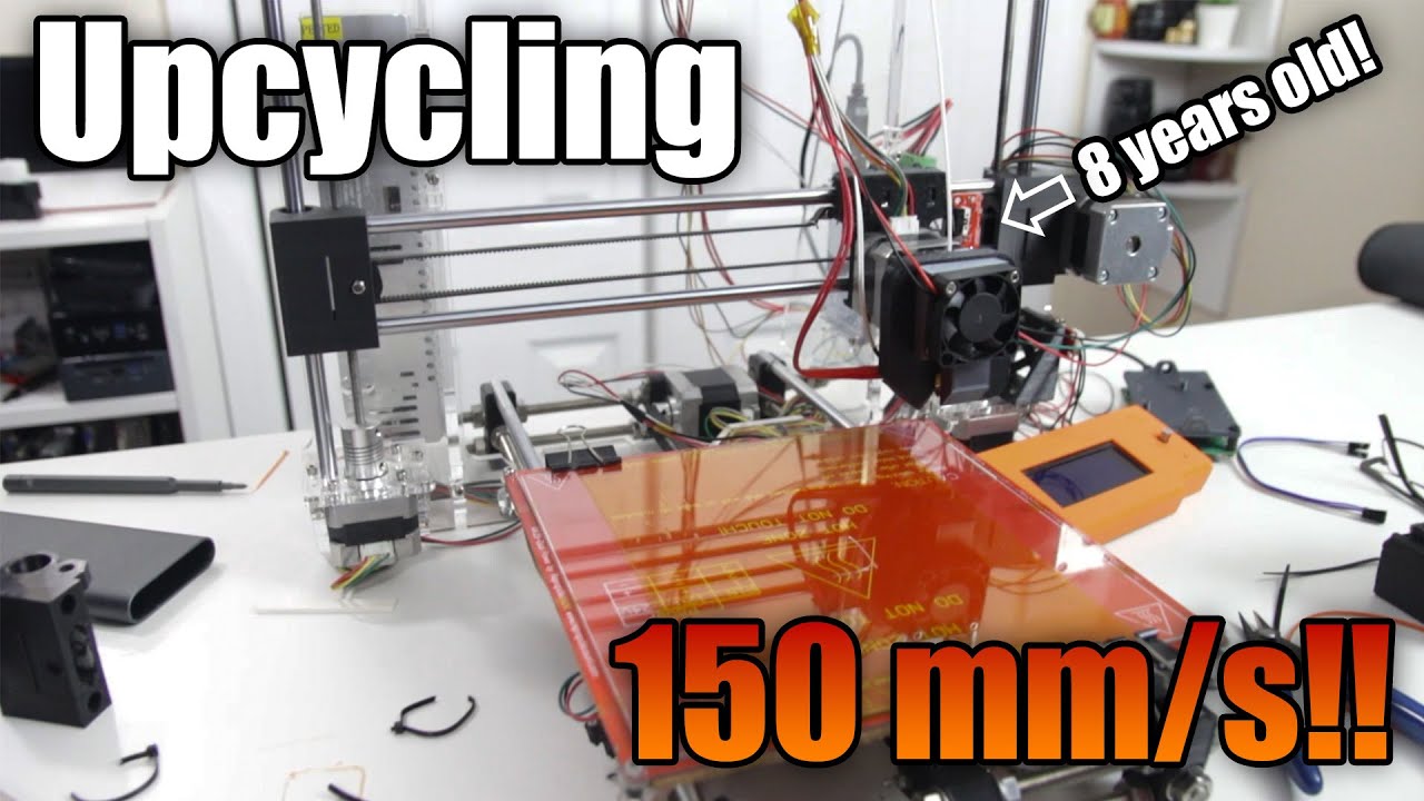Upcycling Old 3D Printer to Print 4x Faster @ 150mm/s - YouTube