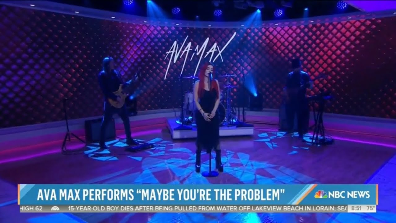 Ava Max - Maybe You’re The Problem Live on Today Show - YouTube