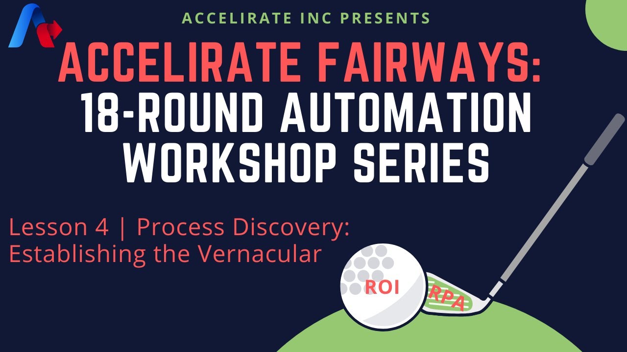 Workshop Series Lesson 4: Process Discovery - Establishing the ...