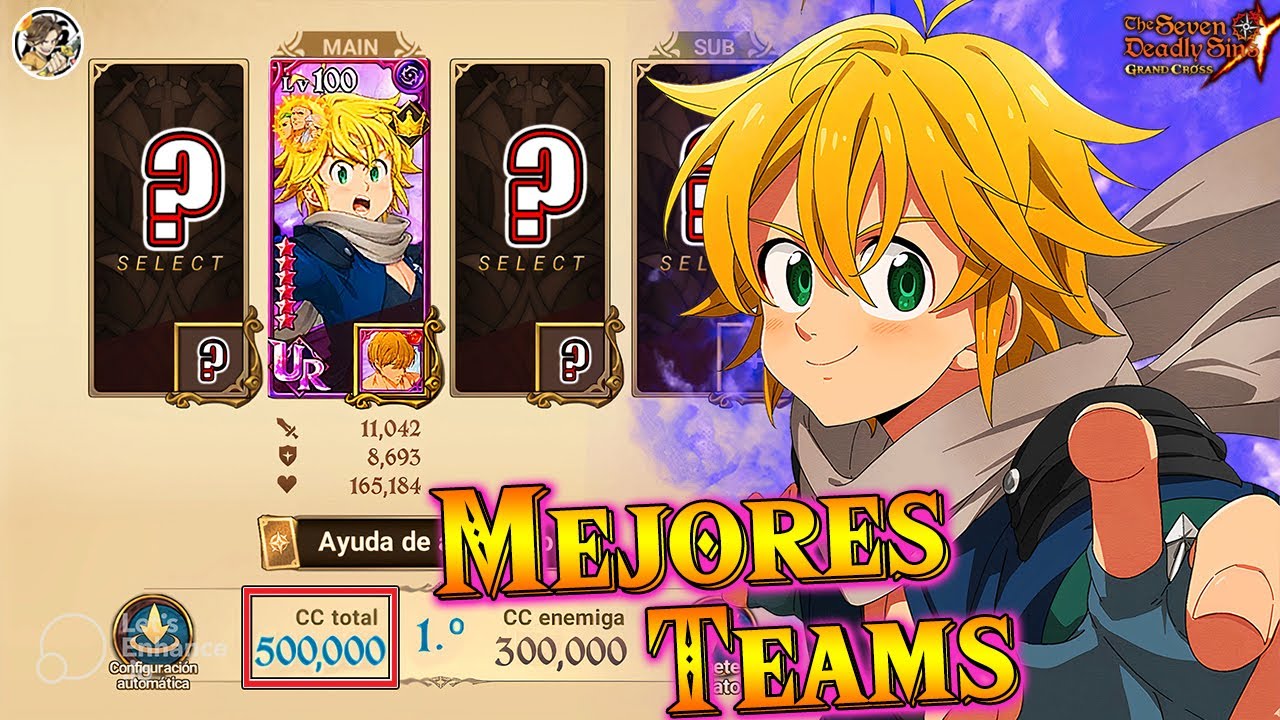 ESTOS SON los MEJORES TEAMS para MELIODAS PURGATORIO?! ¡NO TE los ...