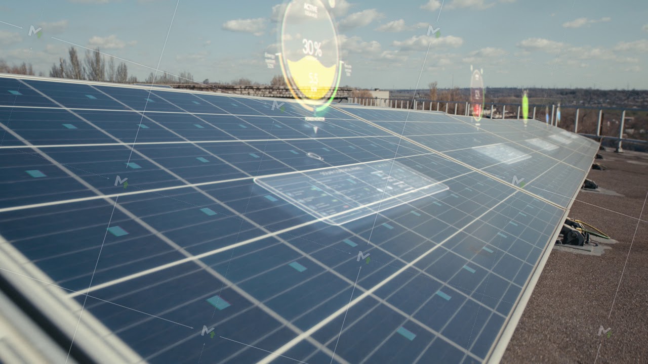 Indicators seen over solar panels - YouTube