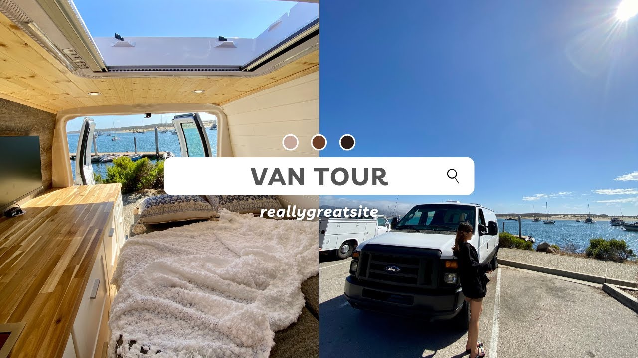 VAN TOUR with the most effective layout | Van life for beginners! - YouTube