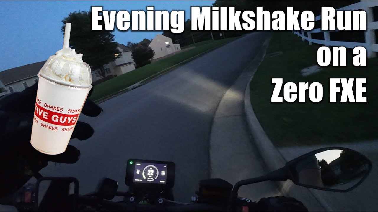 Milkshake Run on a Zero FXE - YouTube