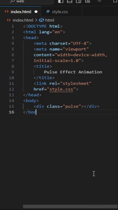 🔵 Mesmerizing Pulse Effect Animation with HTML & CSS | #ASMR Coding Tutorial 💻🔮 #asmr #coding # ...